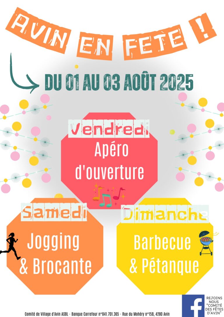 Avin en fête ! 🎉🎈🌞